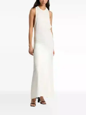 Palm Angels Curved-logo Maxi Dress