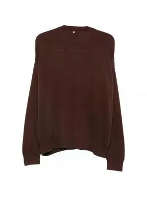 Liu Jo Argyle-intarsia Rhinestone-embellished Sweater