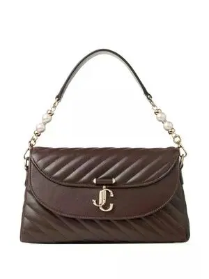 JIMMY CHOO Curve Leather Shoulder Bag
