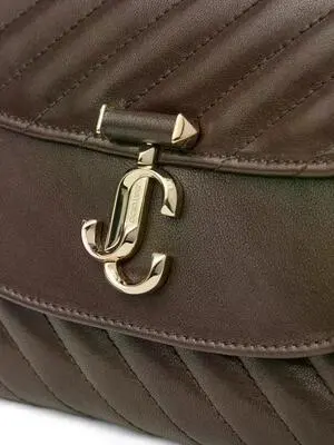 JIMMY CHOO Curve Leather Shoulder Bag