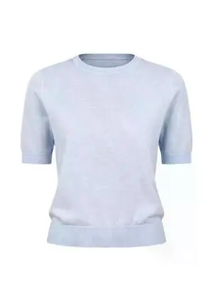 SOLOCASCMIR Short-sleeve Cashmere Sweater