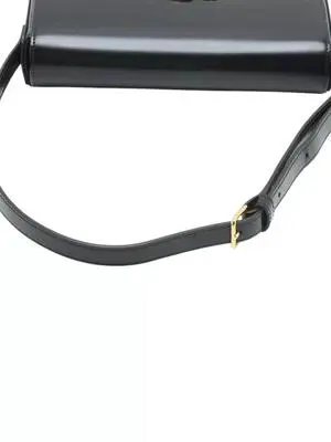 Celine 2010-2026 Shiny Calfskin Triomphe Claude Shoulder Bag