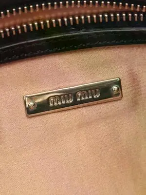 Miu Miu 2010-2026 Matelasse Nappa Crystal Chain Satchel