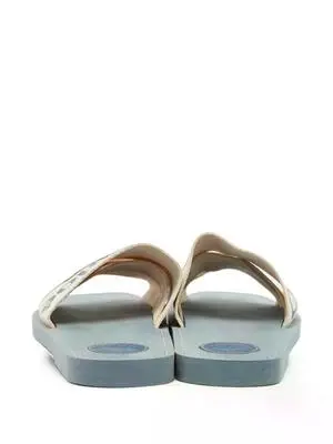 Chloé Woody Crossover Canvas Sandals
