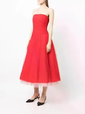 LEO LIN Rosalie Bustier Midi Dress