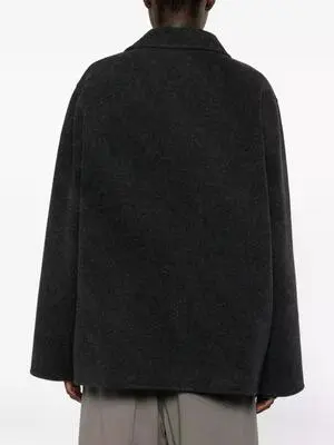 Sofie D'hoore Cousin Melange-effect Single-breasted Coat