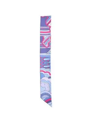 Hermès Faubourg Rainbow Twill Scarf - Blue
