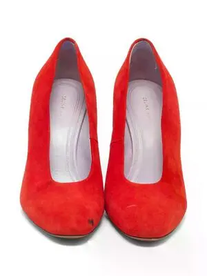 Celine Round-toe Block-heel Pumps