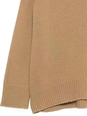 Plan C Roll-neck Drop-shoulder Sweater