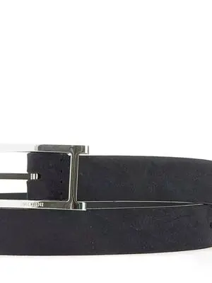 Orciani Nabucco Double Reversible Leather Belt - Black