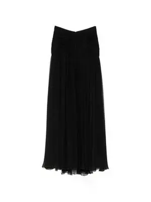 Zuhair Murad Draped Slit Skirt - Black