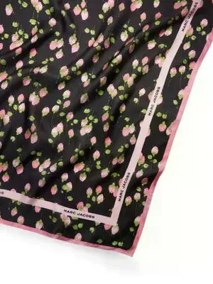 Marc Jacobs Floral Silk Scarf