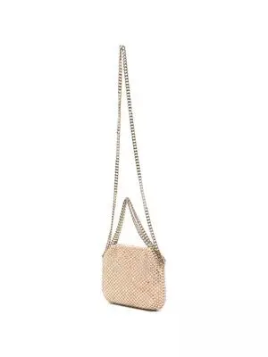 Stella McCartney Crystal-embellished Mini Tote Bag - Neutrals