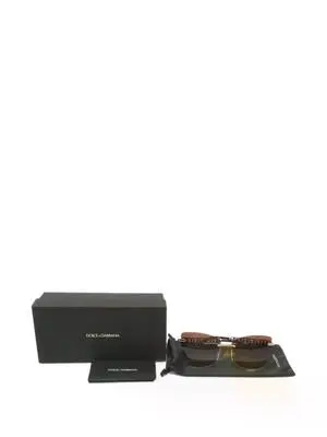 Dolce & Gabbana Rimless Square Frame Sunglasses