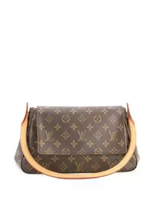 LOUIS VUITTON Looping Handbag Monogram Canvas Mini Satchel