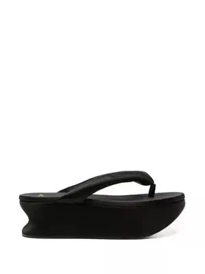 Balenciaga Gaeta Platform Sandals - Black