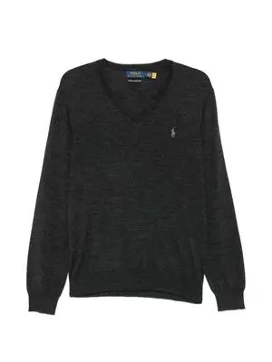 Polo Ralph Lauren Wool V-neck Sweater - Grey