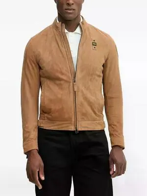 BLAUER. Cypherlis Suede Jacket