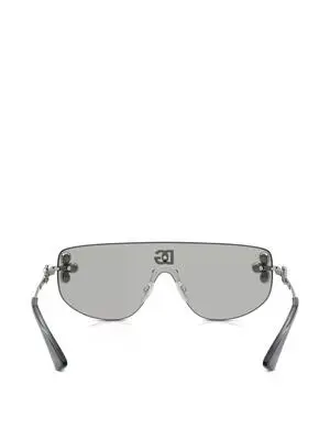Dolce & Gabbana Shield-frame Sunglasses - Silver