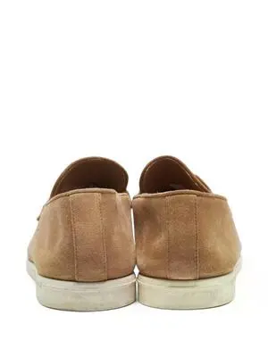 LOUIS VUITTON Suede Loafers - Brown