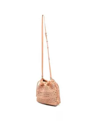Chloé Summer Banana Drawstring Bucket Bag
