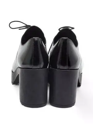 Prada Leather Lace-up Ankle Boots