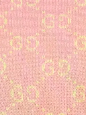 Gucci Gg Monogram Short-sleeved Sweater