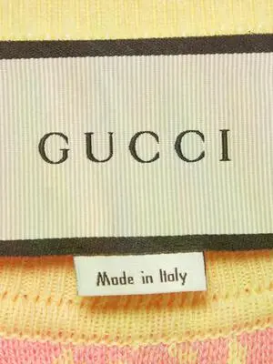 Gucci Gg Monogram Short-sleeved Sweater