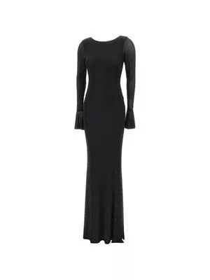 TWENTY FOURHAITCH Algedi Rhinestone-embellished Maxi Dress