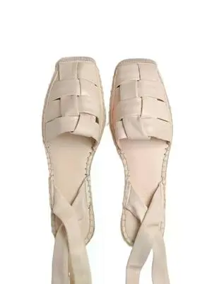 Hereu Bena Interwoven Leather Ballet Flats
