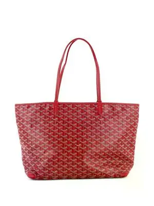 Goyard Artois Tote Coated Canvas Mm Shoulder Bag - Red