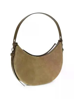 Tory Burch Romy Suede Half Moon Bag - Neutrals