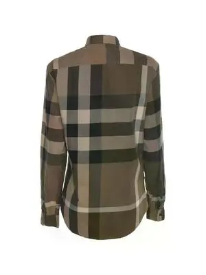 Burberry Checked Long-sleeve Shirt