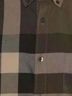 Burberry Checked Long-sleeve Shirt