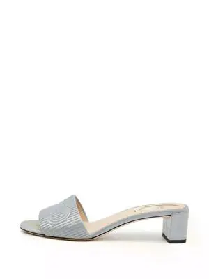 Fendi Mid Heel Sandals For Women