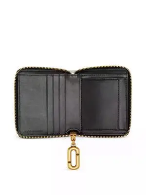 Marc Jacobs Scene Slim Compact Wallet In Metallic