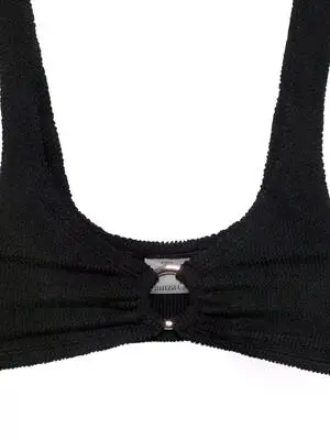 Hunza G Julia Crinkle-effect Ring-detail Bikini