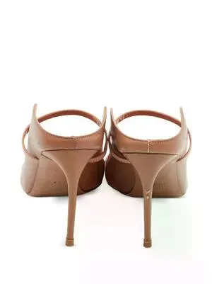 MALONE SOULIERS Patent-strap Sandals - Neutrals
