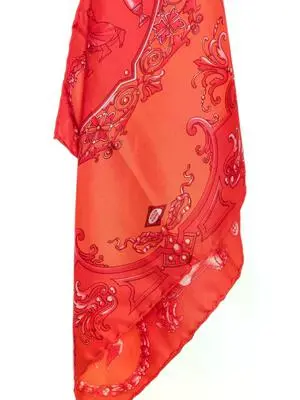 Versace 1990s Baroque-print Handkerchief