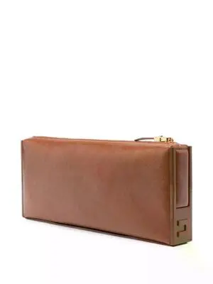 Elisabetta Franchi Crinkled-finish Clutch Bag