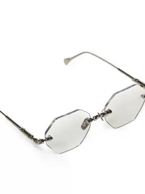 KUBORAUM H60 Rimless Geometric-frame Sunglasses