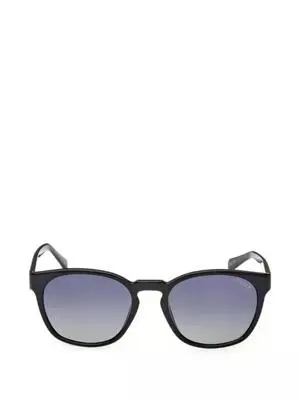 Guess Round-frame Polarized Sunglasses - Black