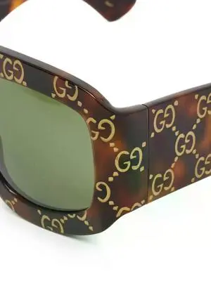 Gucci Monogram Shield Sunglasses