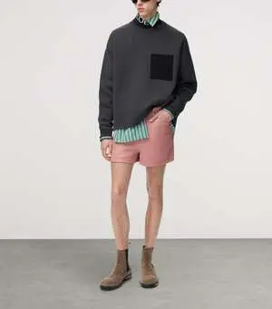 Loewe Anagram-pocket Sweatshirt - Grey