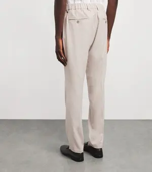 Herno Silk-cashmere Drawstring Trousers
