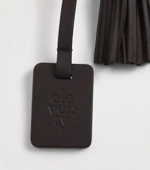 Eleventy Calfskin Fringed Keyring