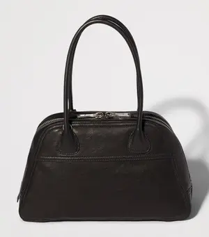 Miu Miu Nappa Leather Vivant Top-handle Bag - Black
