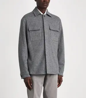 Eleventy Cotton-wool Overshirt