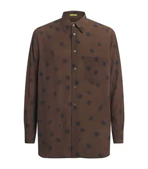 Paul Smith Polka-dot Shirt - Brown