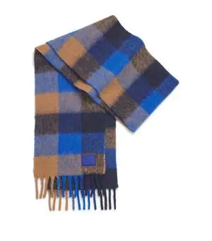 Paul Smith Alpaca-blend Check Scarf